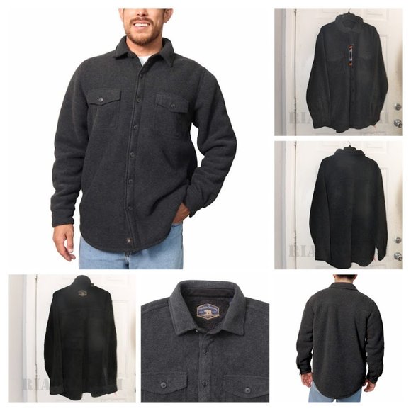 Freedom Foundry | Jackets & Coats | Mens Fleece Shirt Jacket Freedom ...